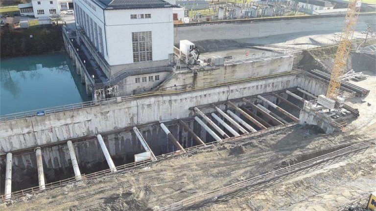 Kraftwerk Kirchbichl/Tirol - spundbohle.at